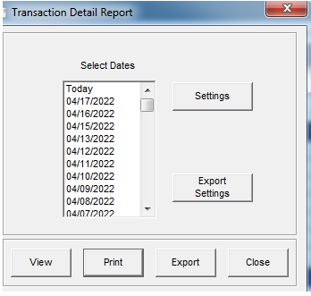 How To Pull A Transaction Detail Report From Aloha. – Omnivore API