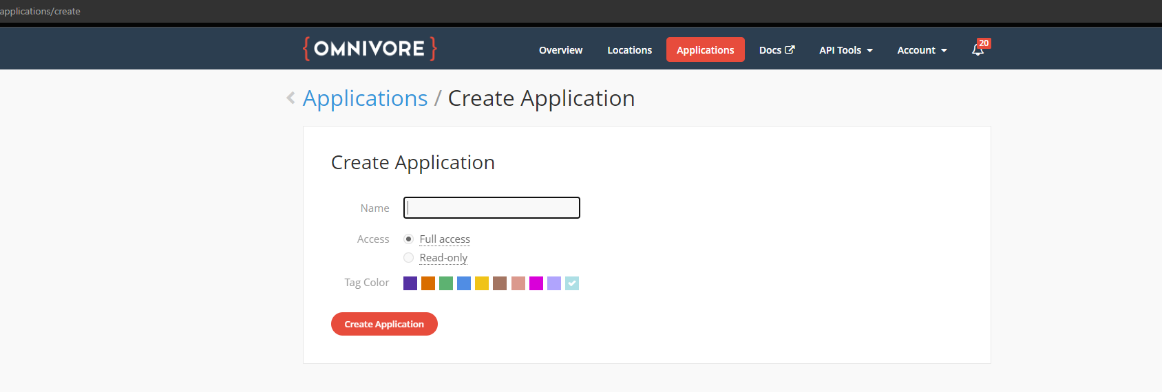 How To Create An Omnivore Application – Omnivore API