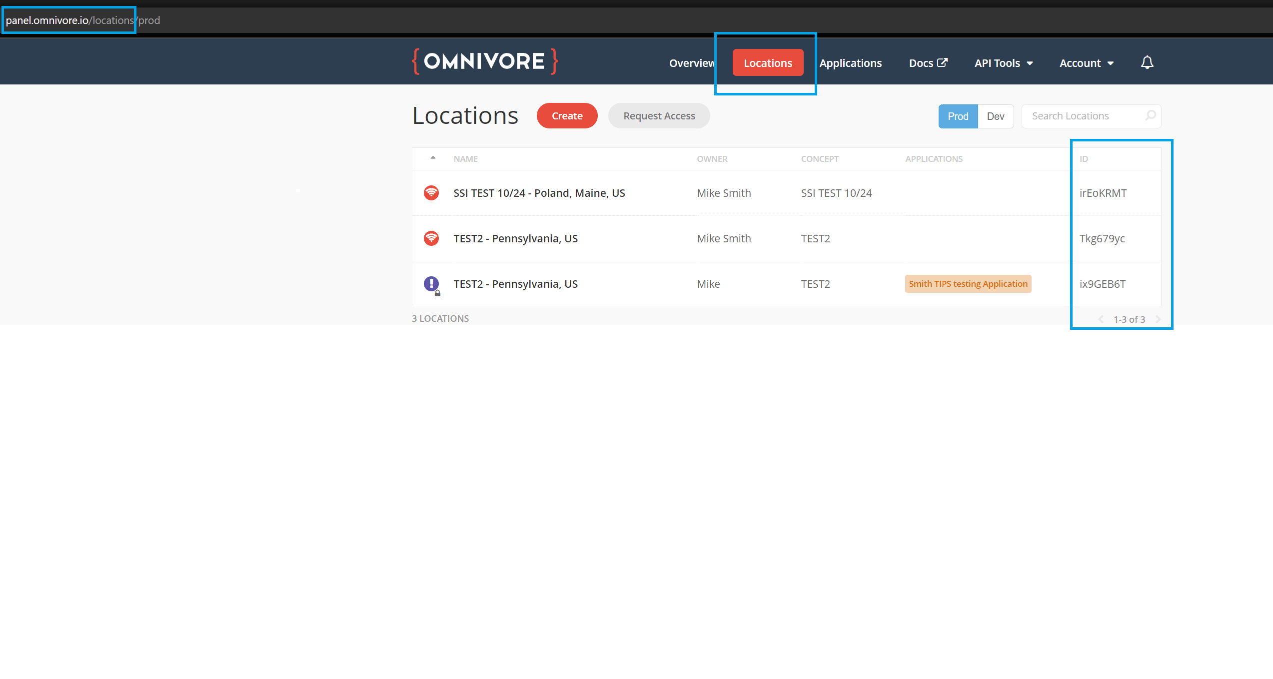 How To Find a Location's Omnivore Location ID – Omnivore API