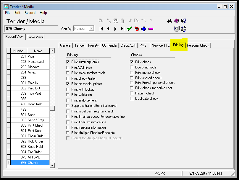 MICROS 3700 Install Handbook – Omnivore API